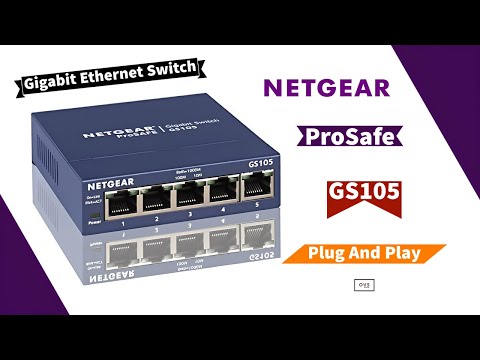 Netagear ProSAFE GS105 Gigabit Switch For Business Internet Setup #netgear #GigabitSwitch