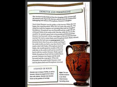 Understanding Greek Myths-Demeter and Persephone