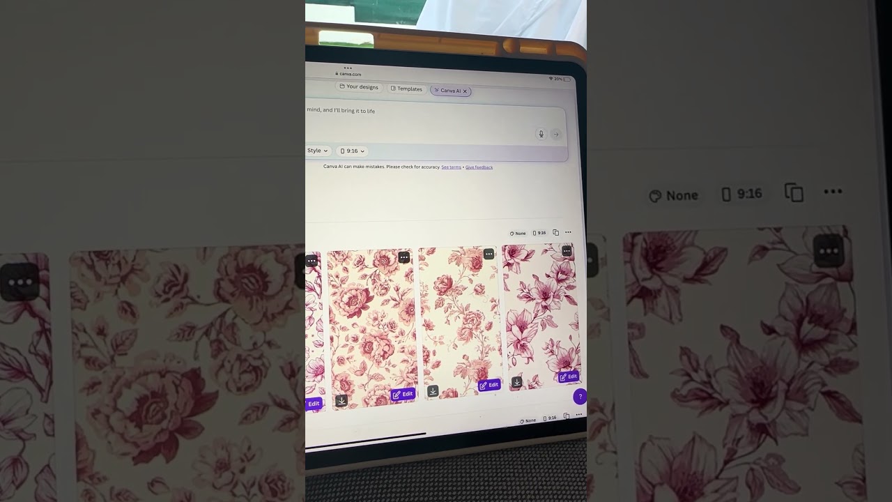 Make Seamless Patterns with Canva AI (So Easy!)