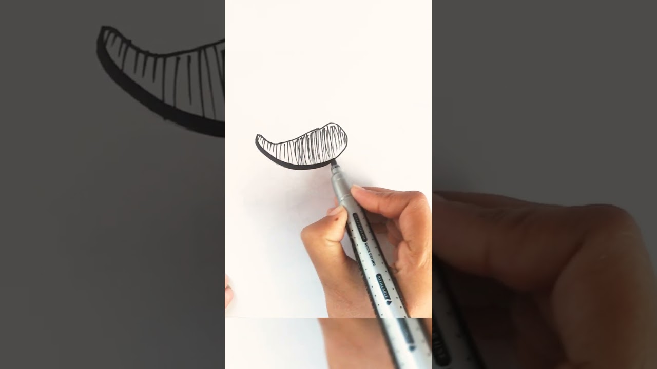 How to draw Leech | easiest way to draw leech #shorts #leech