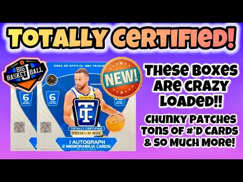 *PRODUCT OF THE YEAR!* 🔥 2024-25 Panini Totally Certified Basketball Premium Box Break x2 *LOADED!*