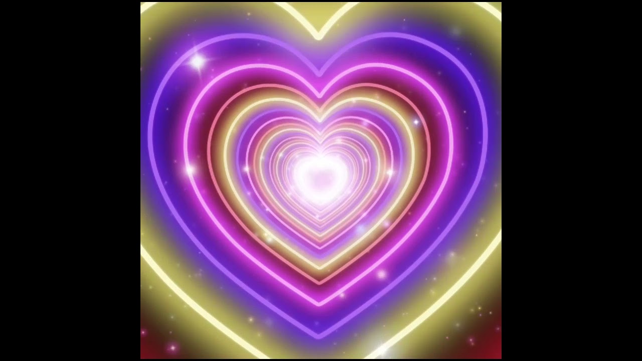 Video de corazones de colores  [plantilla]