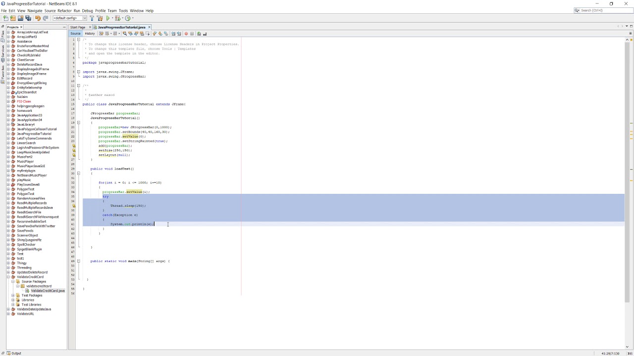 How to Make a Progress Bar in Java