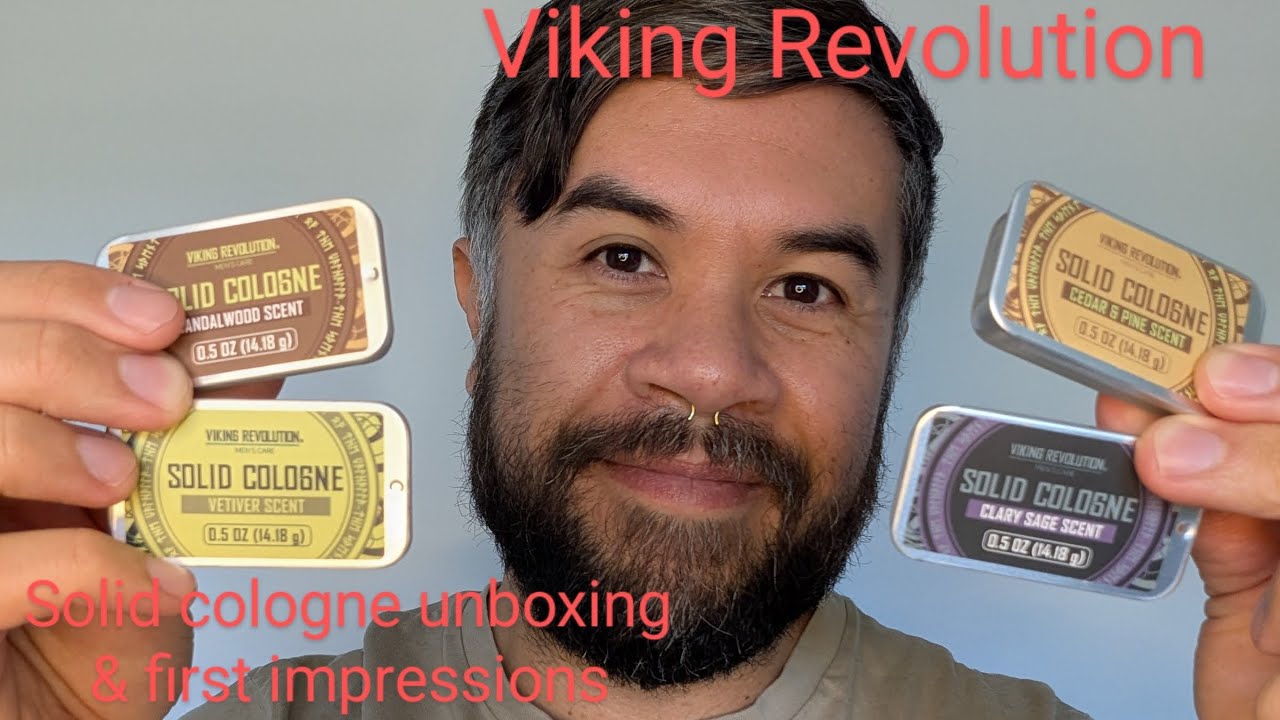 Unboxing Viking Revolution Solid cologne 4 scent variety pack 2 oz + first impressions