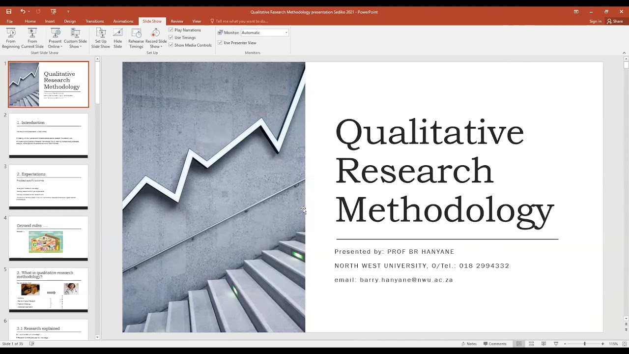 Sediko Rakolote_Qualitative Research Methodology