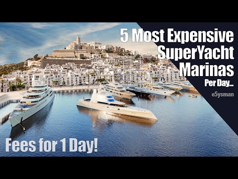 5 Most Expensive SuperYacht Marinas Per Day...