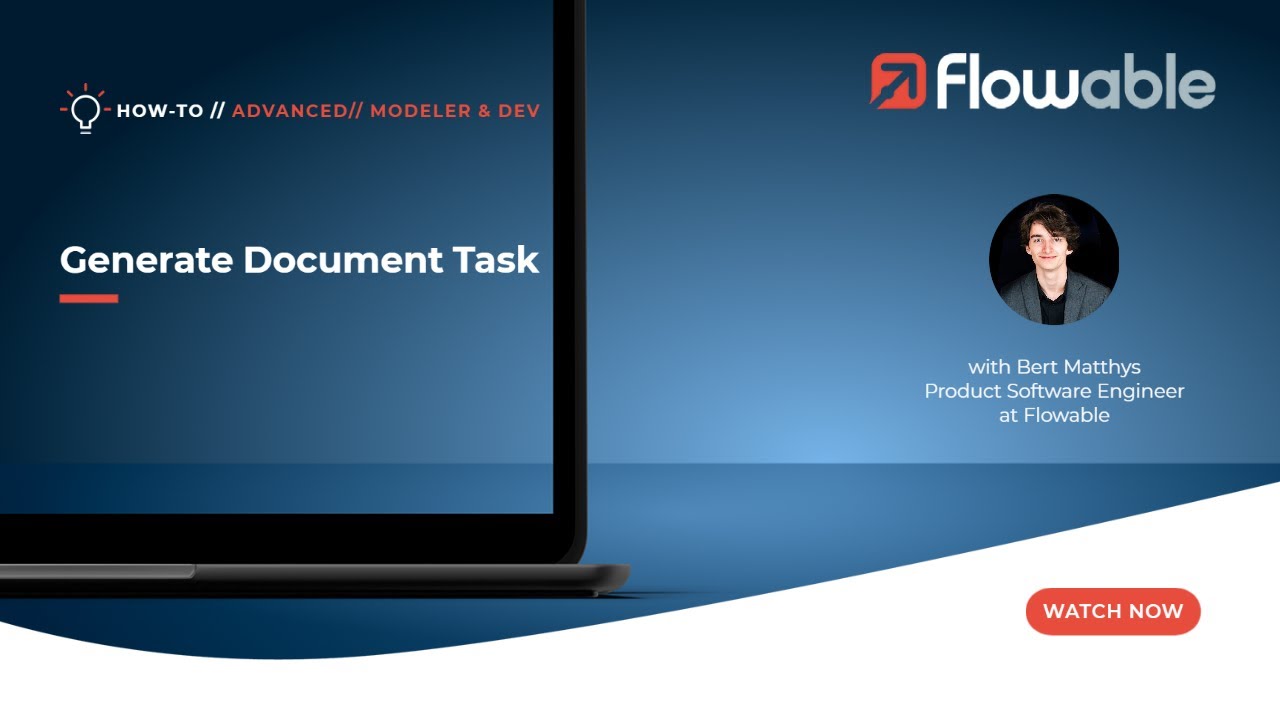 Generate Document Task | How-To | Flowable