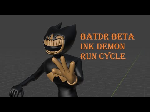Batdr Blender Beta Ink Demon (run cycle)