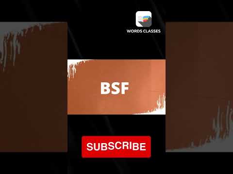 BSF Meaning | Word pronounce | English Speaking Practice | English | WordsClasses | #Shorts