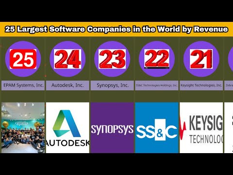 25 Largest Software Companies in the World by Revenue