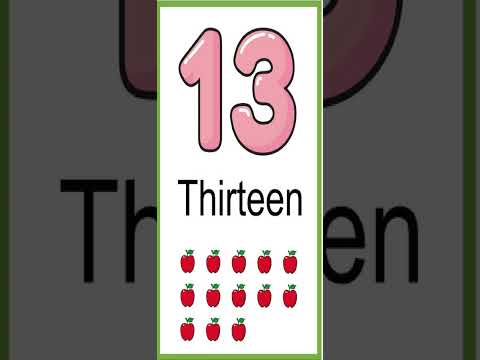 Thirteen [13] spelling #short #shorts
