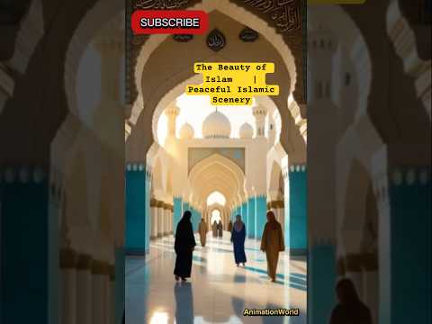 The Beauty of Islam 🌙 | Beautiful Mosque View | Peaceful Islamic Scenery #allah #islam #islamic