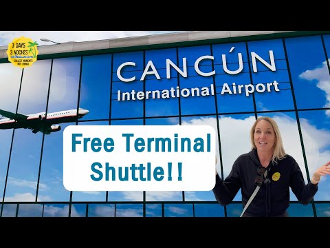 Cancun Airport Hack 2025 | Free Terminal Shuttle