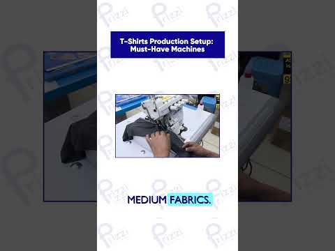 T-Shirts Production Setup: Must-Have Machines
