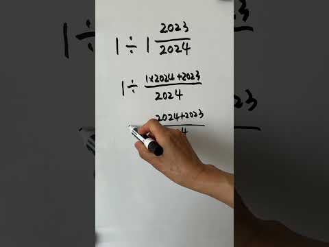1/1 2023/2024#maths #mathstricks #mathematics #math #algebra #mentalmath