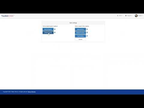 ToolkitCMA 101 - Importing Properties via Enhanced Download
