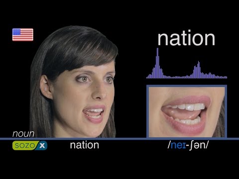 How To Pronounce NATION - American 英語の発音 pronunciación de Inglés 美國英語 Cách phát âm