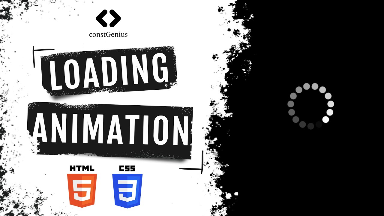 Loading Animation Using HTML CSS | CSS Tutorials