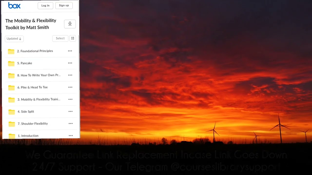 [30$]Matt Smith - Mobility & Flexibility Toolkit Course