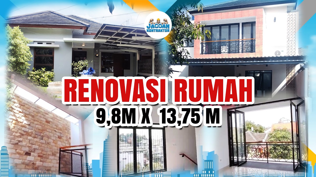 RENOVASI RUMAH 1 LANTAI JADI 2 LANTAI