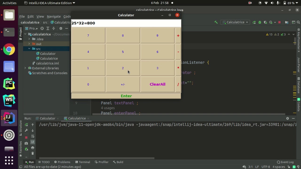 Build a Calculator using AWT Library (Github link in the description)
