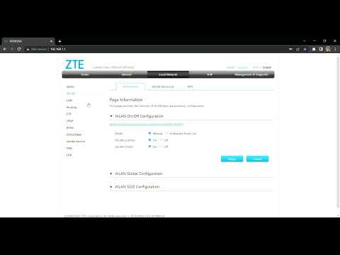 How to change ZTE Router WiFi Password