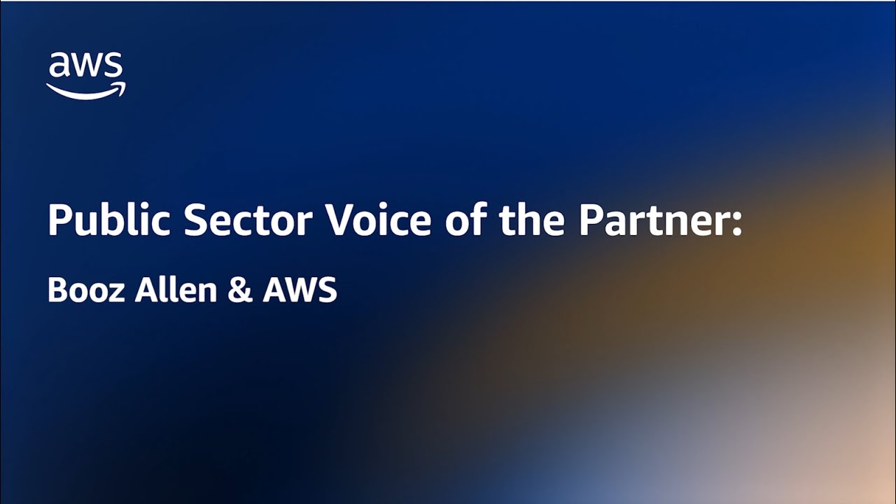 Accelerating Innovation and Edge Computing for Mission-Driven Technology with Booz Allen & AWS