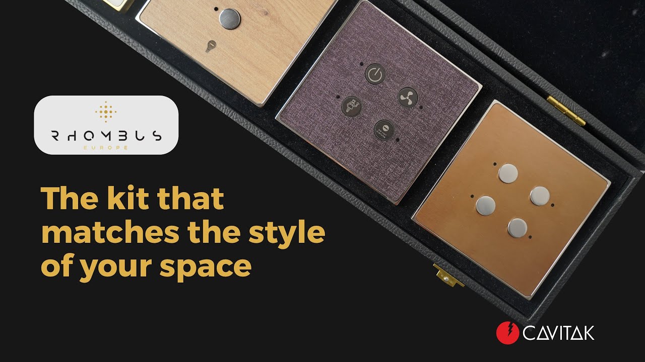 Customize the design of switches and sockets that compliments your home