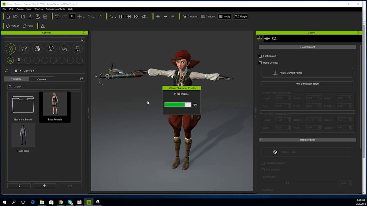 iClone 6.5 Tutorial - Character Creator to Sketchfab