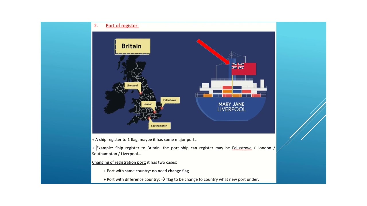 Ship registration - Flag state & port state