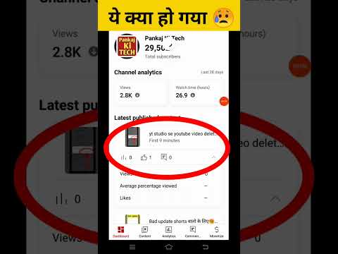 youtube ये क्या कर रहा है मेरे साथ 😭 । yt studio me views nahi aa rha hai kya kare #shorts #ytstudio