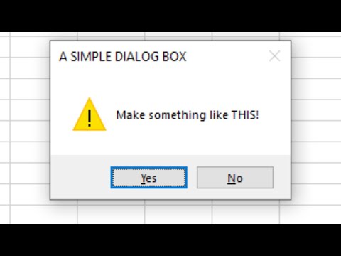 How to use the Dialog Box in Excel