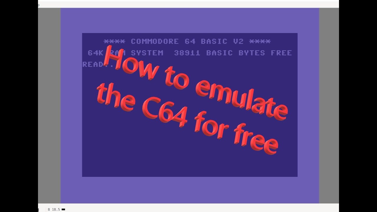 How to download VICE Emulator (Emulate the C64 for free 😉)