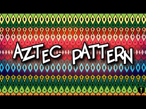 Aztec | T'nalak | African Print Pattern Design Creation Process