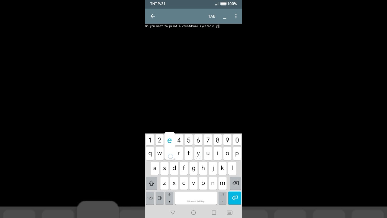 COUNTDOWN (PROBLEM SOLVING NO. 3)