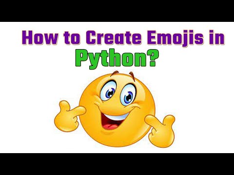 Create Emojis in Python | Emoji Creation in Python | Видео