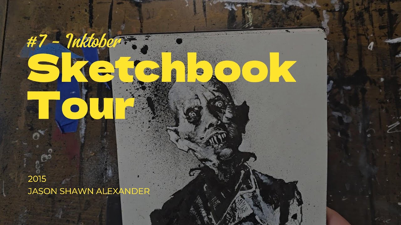 Sketchbook Tour Vol 7 - Inktober