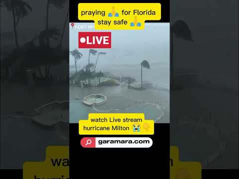 Milton Hurricane 2024 Live Category 5#florida #florida #miltonhurricaneupdate #Hurricane #milton