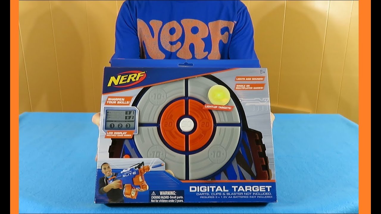 Nerf Digital Target - Review and firing demo!