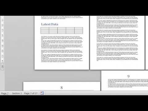 CLASS Training 'Take 5 Videos': A Landscape Page in a Word Document