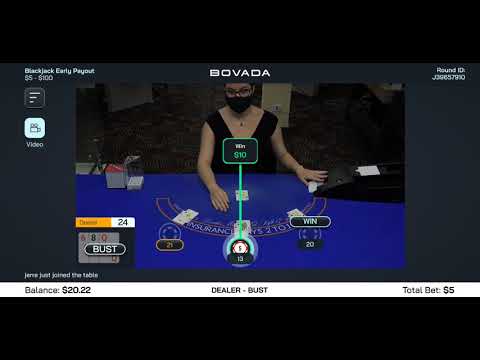 Bovada live dealer blackjack online casino review