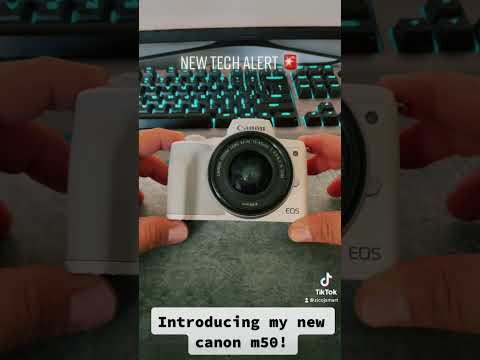 Canon M50 First Camera !! #photography #studio #tech #video