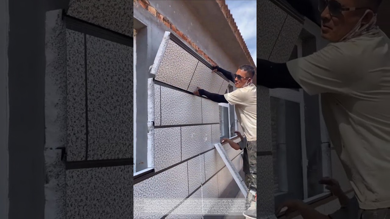Exterior wall integrated panels: insulation and aesthetics in one step