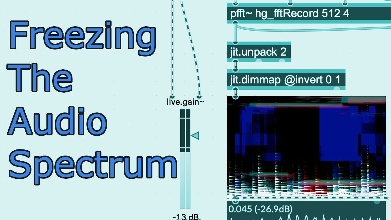 Spectral Freeze - Max/MSP Tutorial