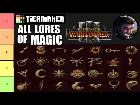 All LORES OF MAGIC Tier List for Warhammer 3