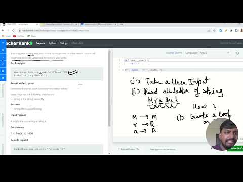 Hackerrank Solution | Python Swap Case | #2