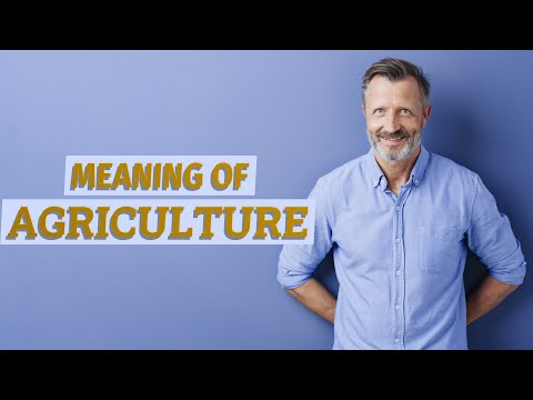 Agriculture | Definition of agriculture 📖