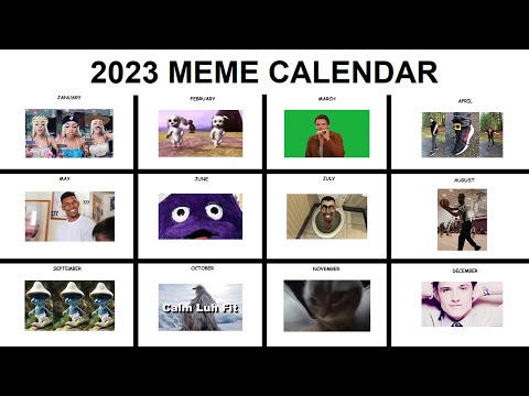 The Most Popular Memes of 2023 (Full Video)