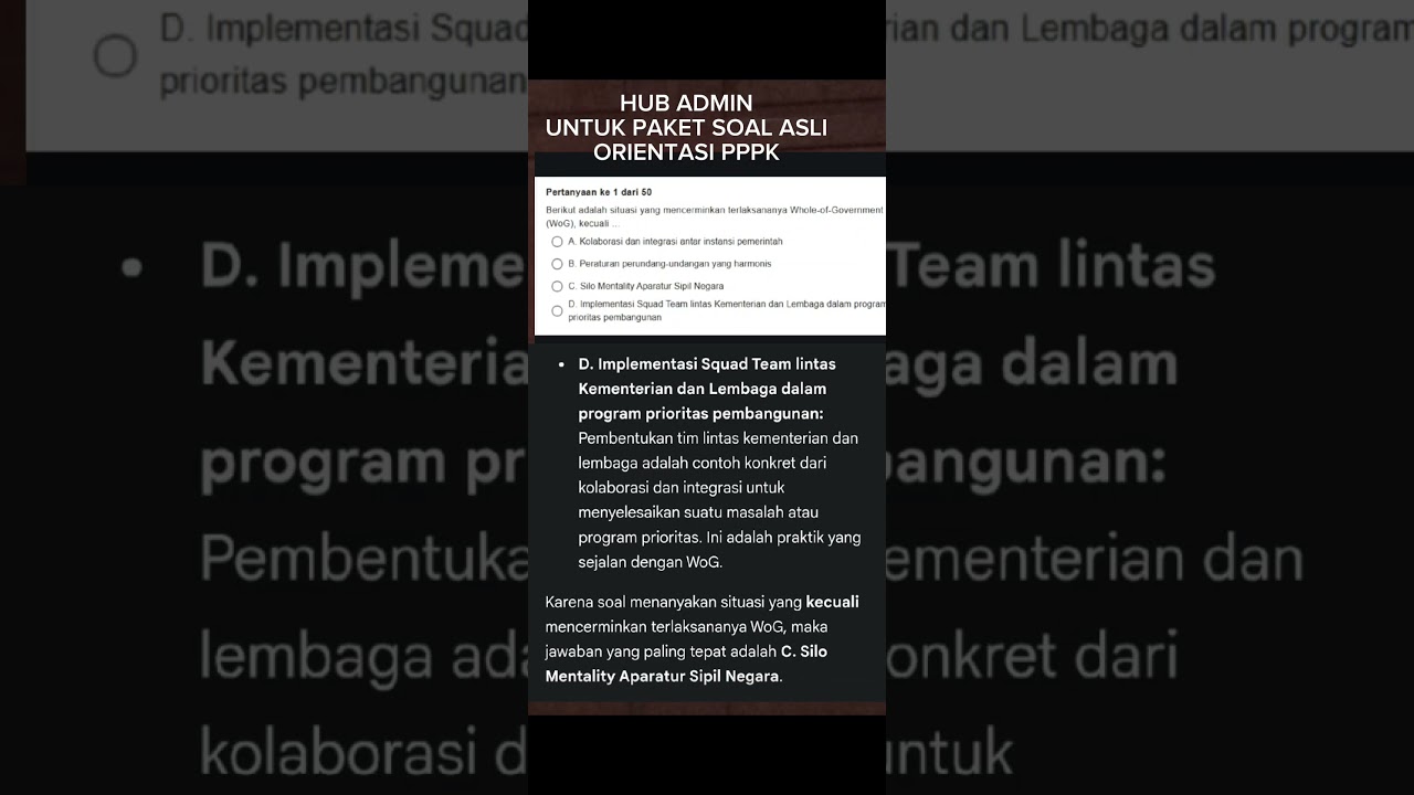 Bocoran soal Asli Orientasi Pppk #shorts #pppk #orientasipppk