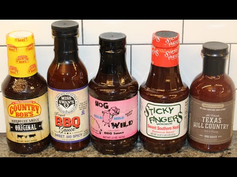 Country Bob’s, Miss Swan’s, Hog Wild, Sticky Fingers & Texas Hill Country BBQ Sauce Review